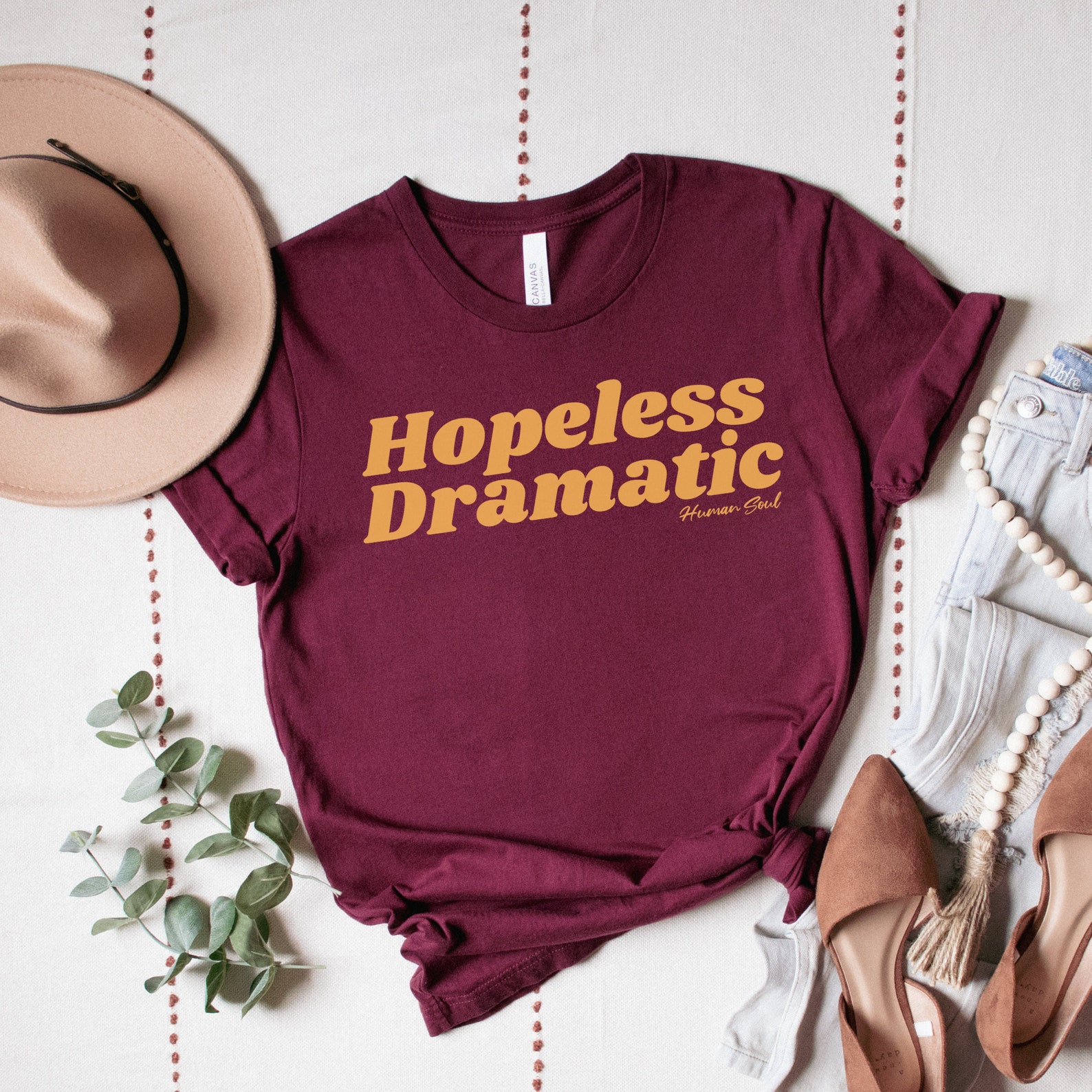 Hopeless Dramatic T Shirt | Funny Sarcastic Shirt | Aesthetic Clothing ...