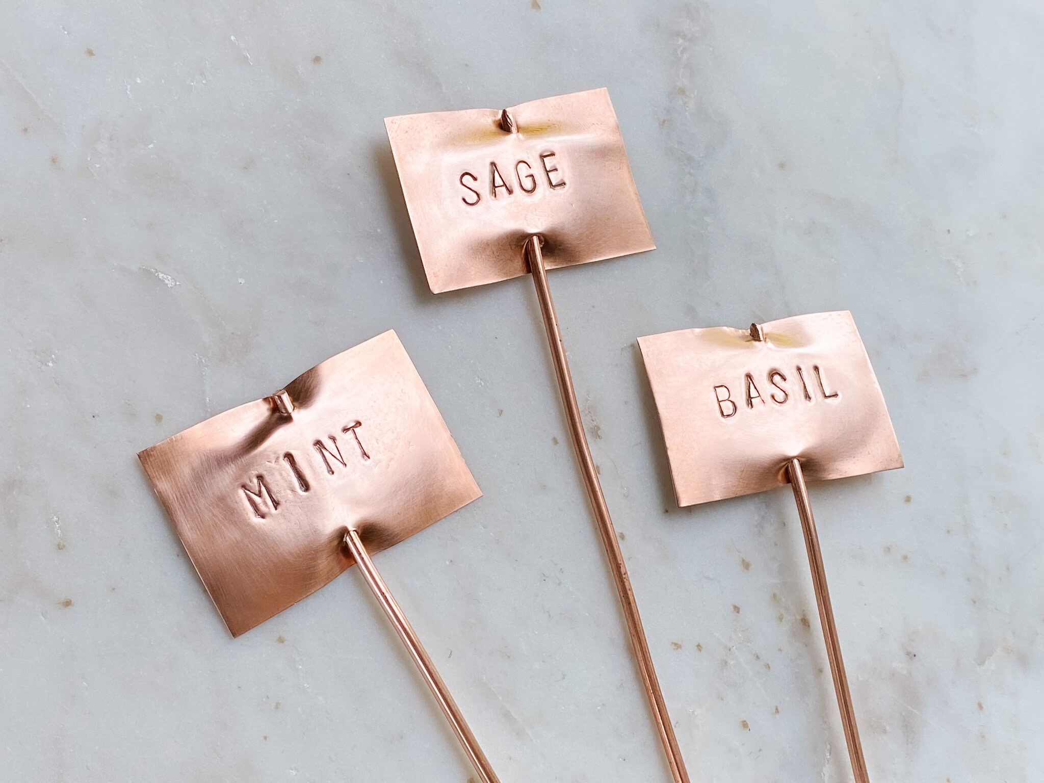 Custom Table Numbers , Garden Stakes, Herb Garden Name Tags, Plant ...