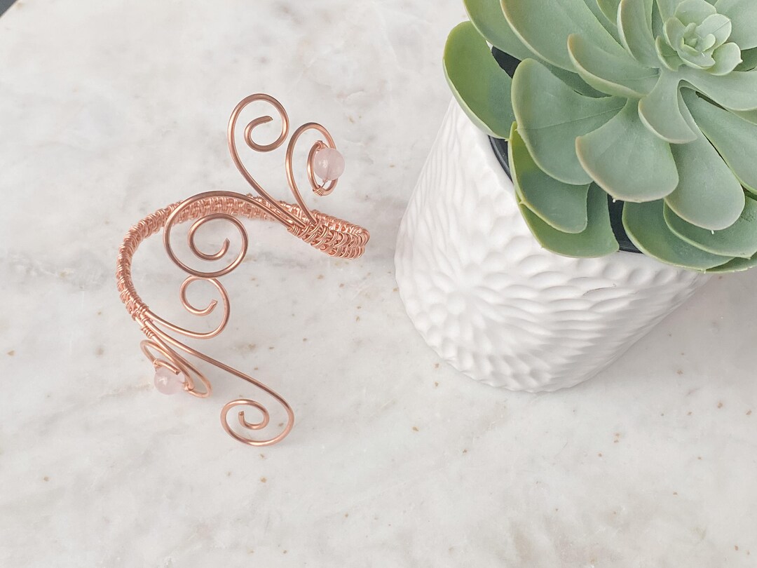 Arm Cuff Jewellery, Custom Wire Weave Copper Arm Cuff, Arm Cuff With ...