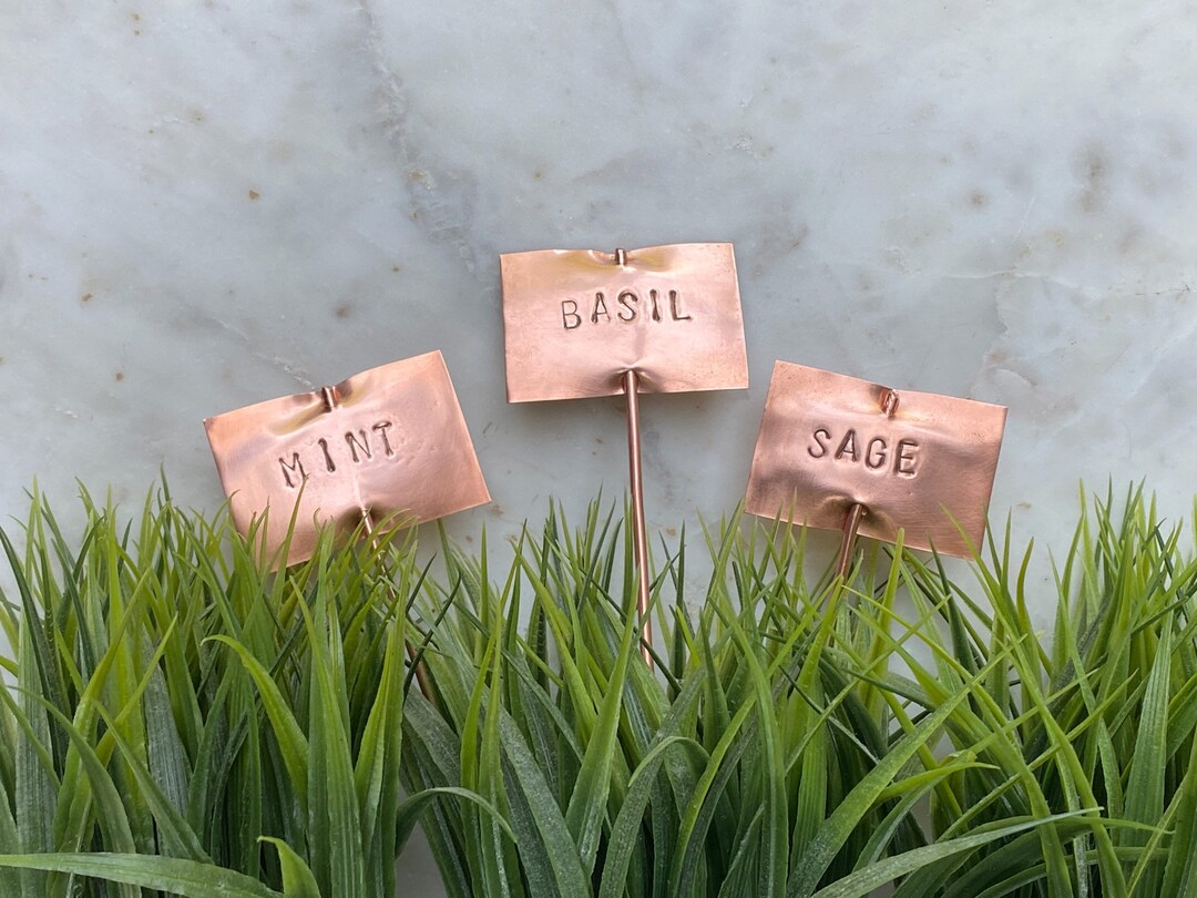 Custom Table Numbers , Garden Stakes, Herb Garden Name Tags, Plant ...