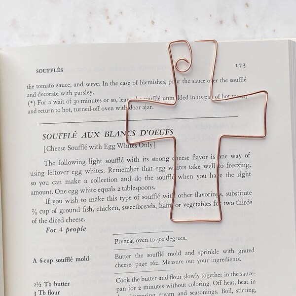 Cross Bookmark - Etsy