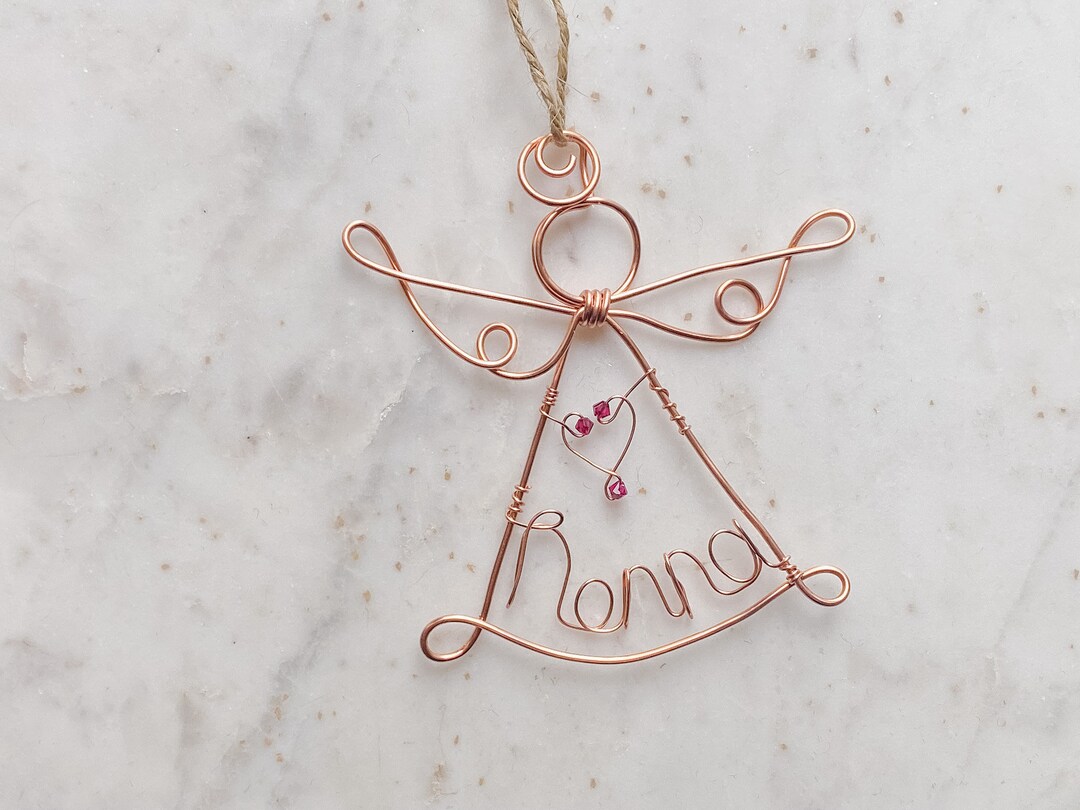 Angel Christmas Ornament, Personalized Angel Gift, Personalized Angel ...