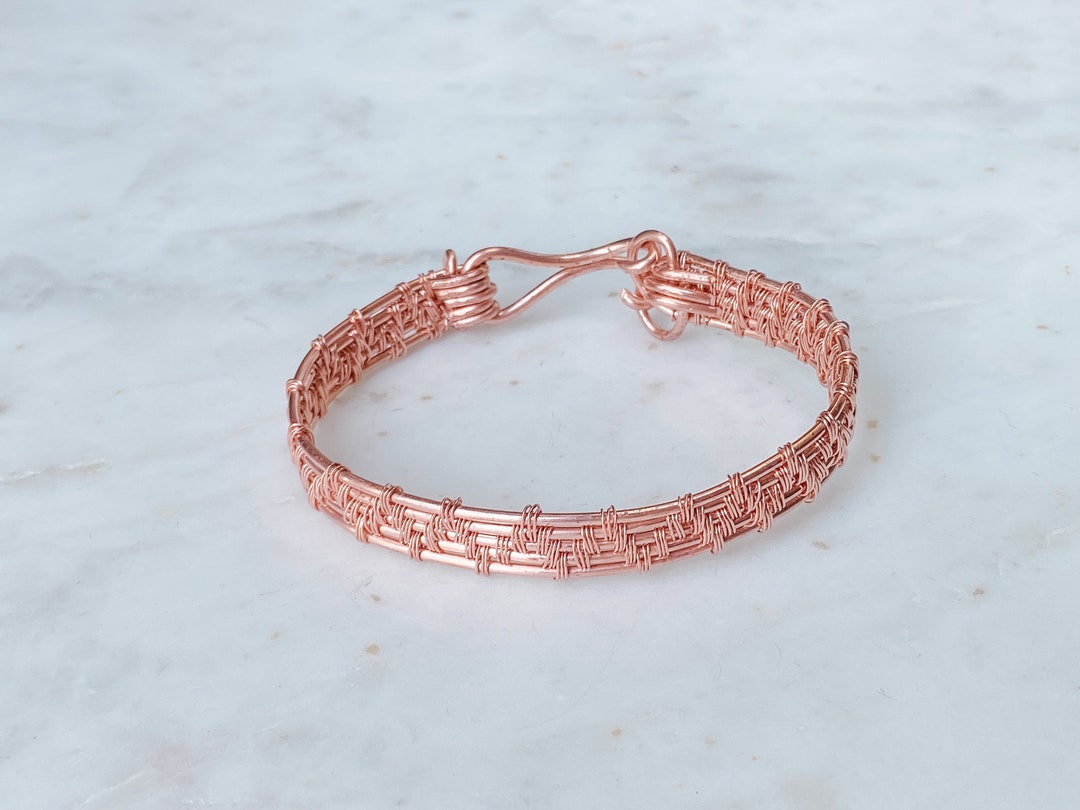 Copper Healing Bracelet, Custom Wire Weave Copper Bracelet - Etsy Canada