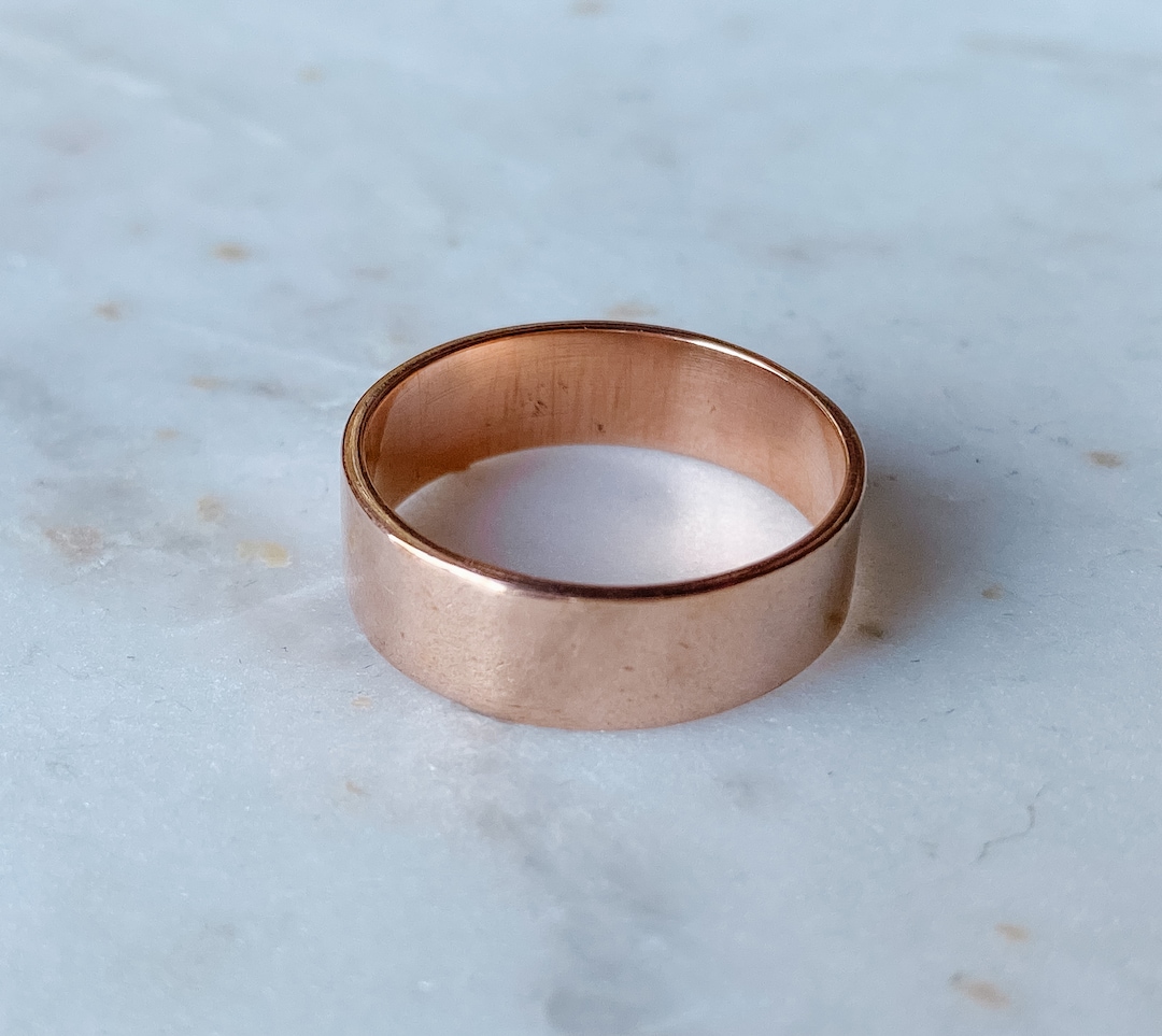 Solid Pure Copper Ring, Healing Copper Ring - Etsy
