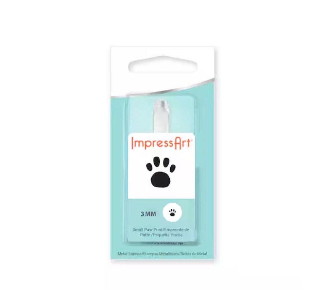 Impressart 3mm Paw Print Stamp - Etsy