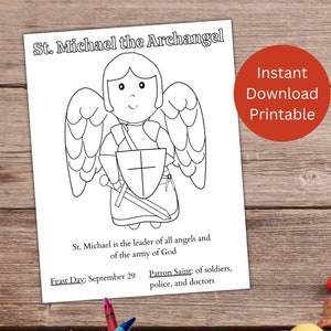 St. John the Baptist Coloring Page, Printable Saint Coloring, Catholic ...