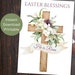 Catholic Printable Easter Card, Religious Easter Blessings, Christian ...
