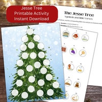 Jesse Tree Ornaments for Teens, Catholic Advent Activities, Homeschool ...