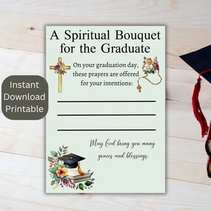 Catholic Printable Graduation Card, Catholic Commencement Card ...