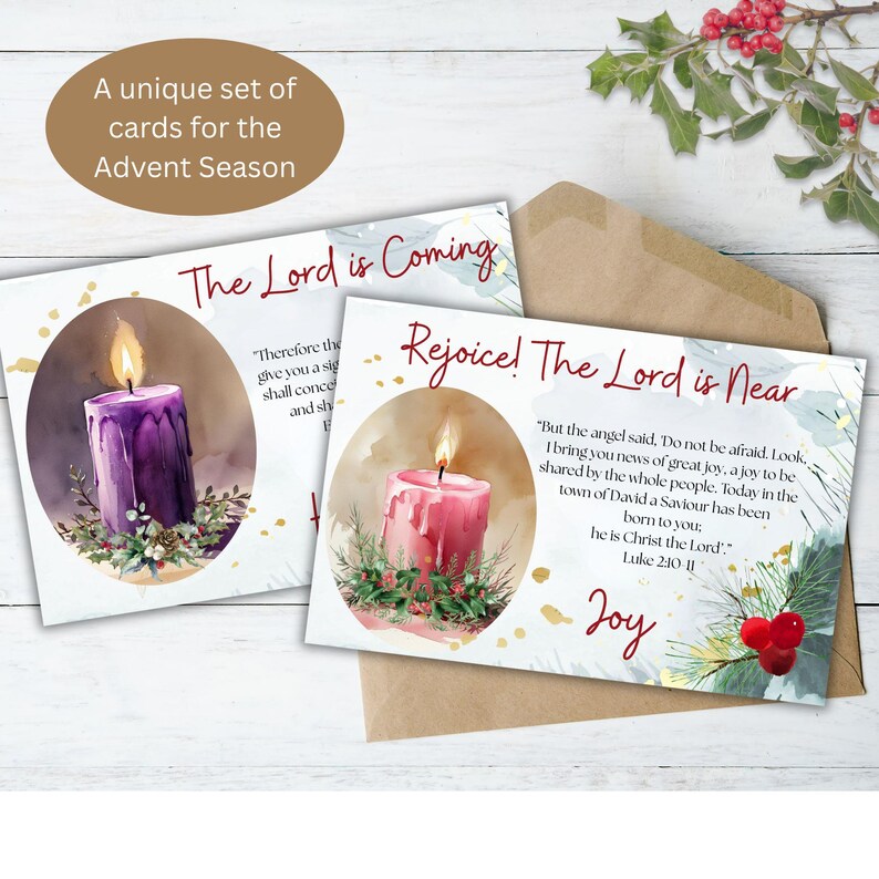 Printable Weekly Advent Scripture Cards, Catholic Greeting Cards to ...