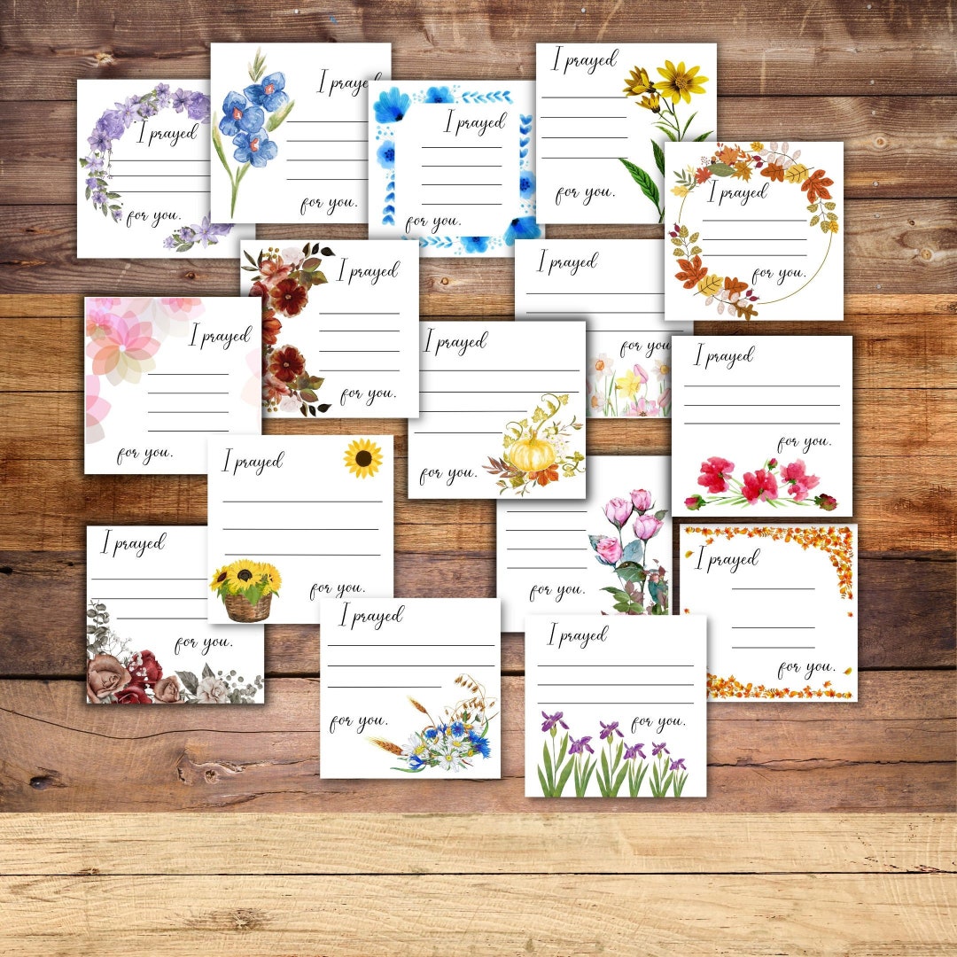 Big Bundle Mini Spiritual Bouquet Printable Cards / Catholic Gift ...