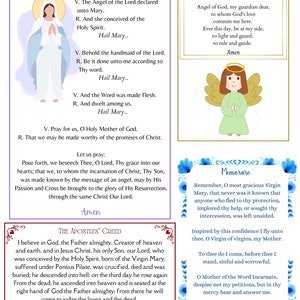 Catholic Prayers Printable, Prayers for Children, Angelus, Guardian ...