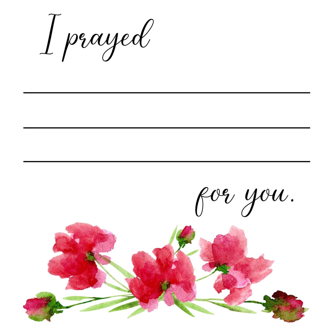 Mini Spiritual Bouquet Printable Cards / Catholic Gift / Prayer Card ...