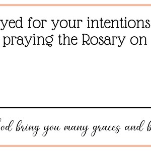Mini Prayer Intention Printable Cards, Catholic Prayer Cards, Spiritual ...
