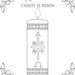 Paschal Candle Coloring Page, Easter Coloring, Easter Candle ...