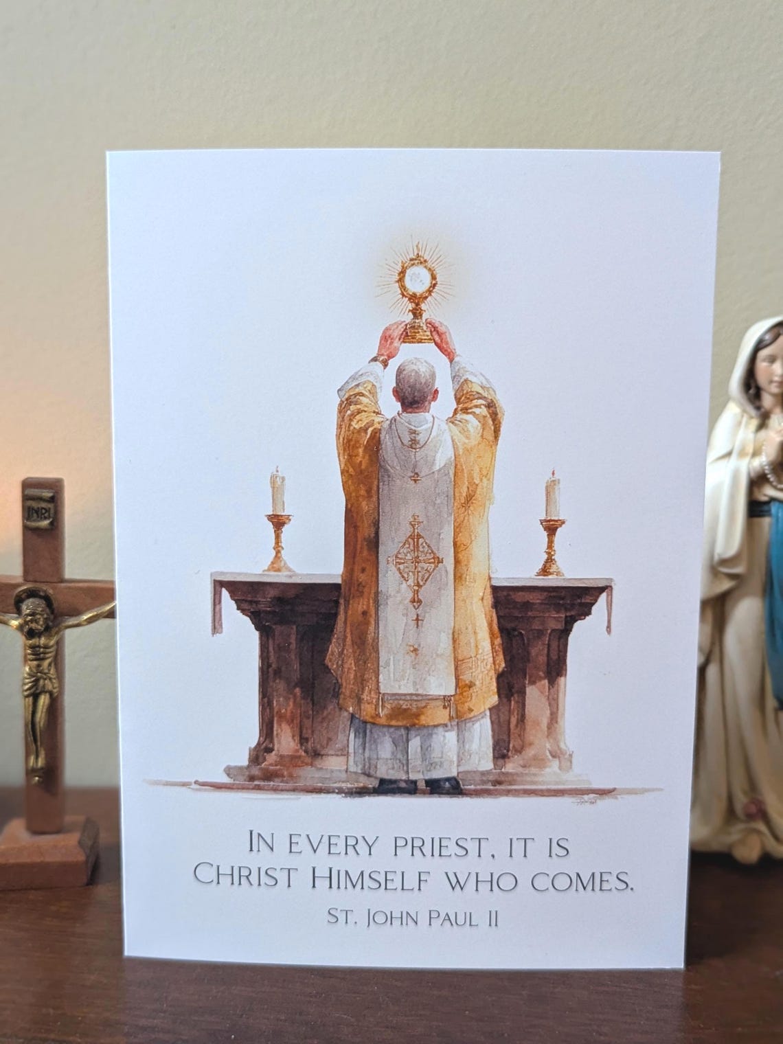 Printable Card for Priest, Catholic Priest Appreciation Greeting ...