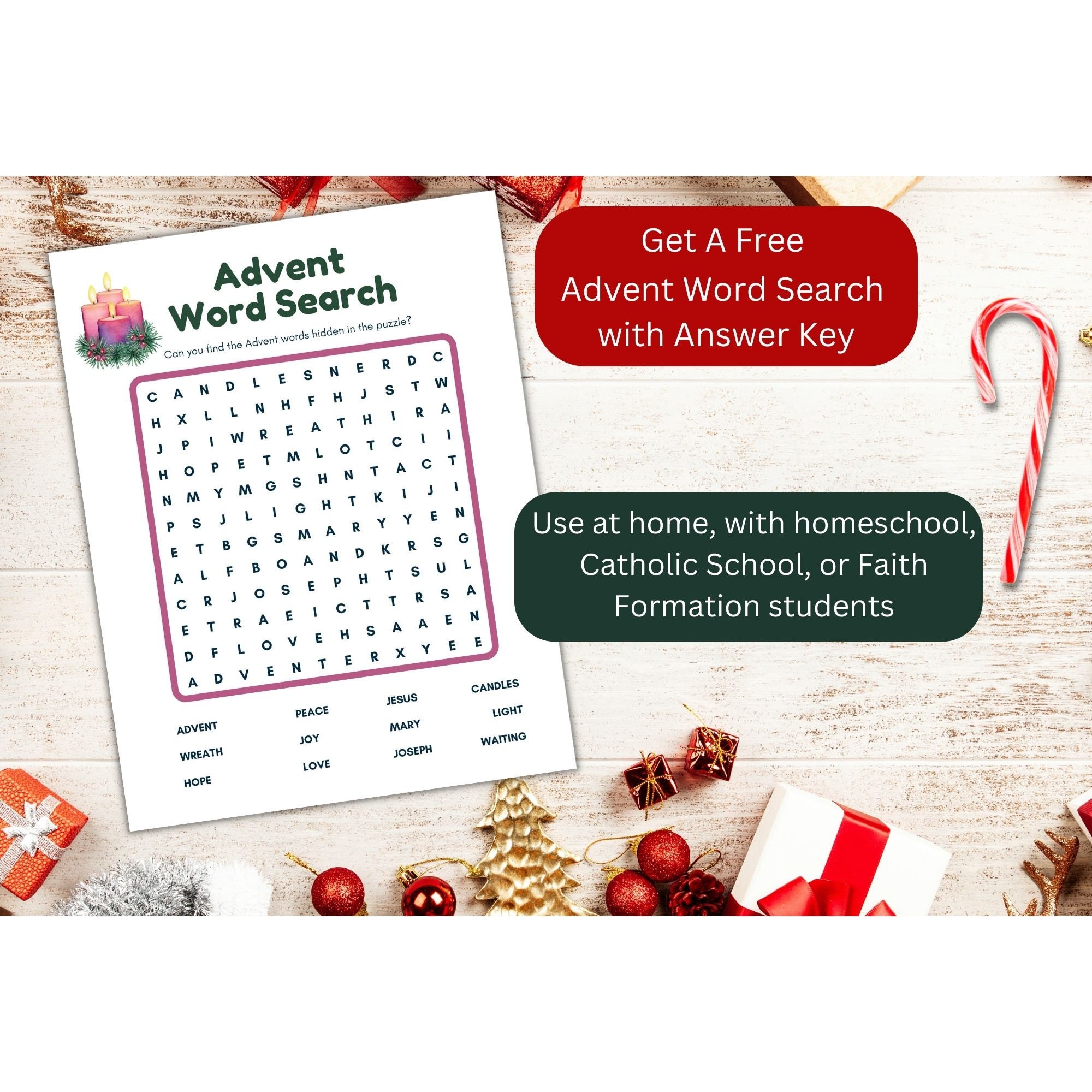 Printable Advent Coloring Pages Bundle / Catholic Kids Coloring / St ...