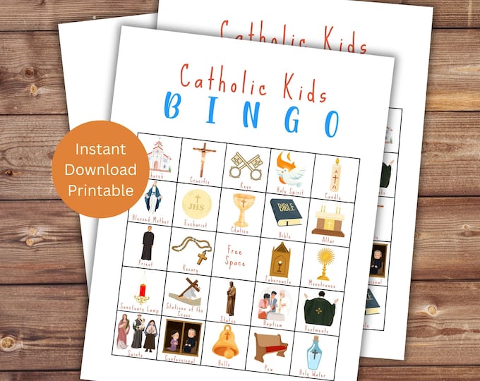 All Saints Day Bingo Game PDF Party Printable - Etsy Canada
