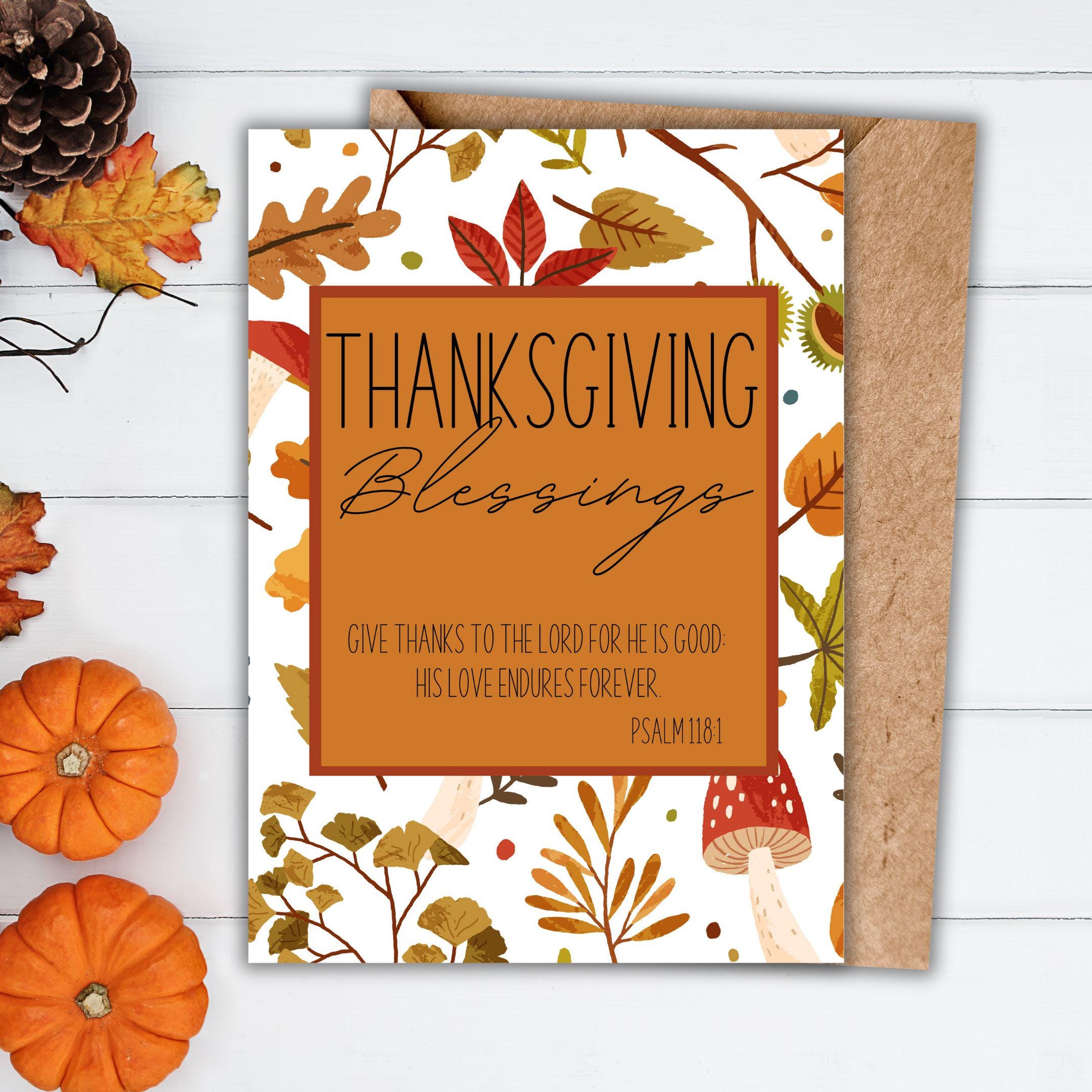 Thanksgiving Printable Card, Catholic Greeting, Thanksgiving Blessings ...