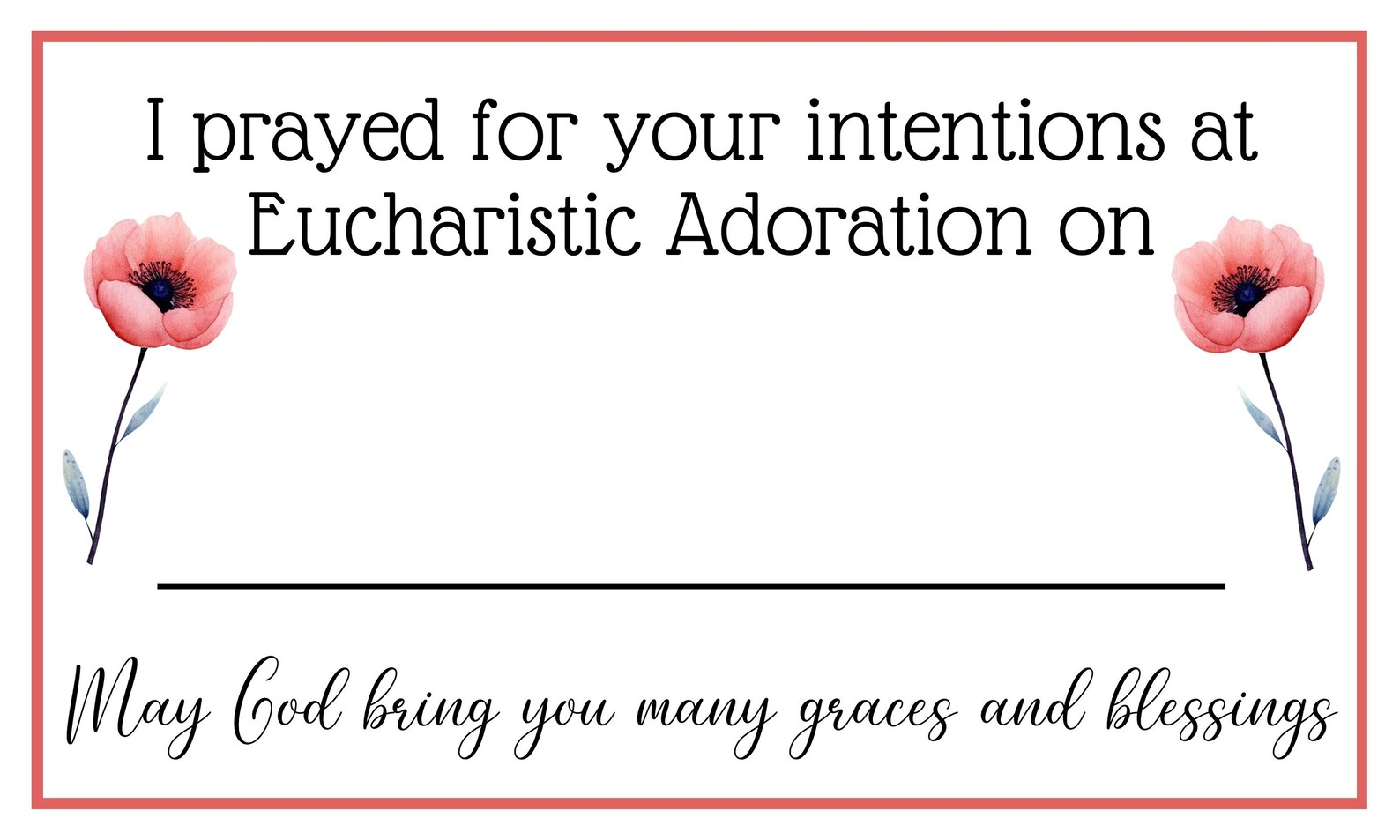 Mini Prayer Intention Printable Cards, Catholic Prayer Cards, Spiritual ...