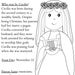 St. Cecilia Coloring Page / Printable Coloring Page / Saint Coloring ...