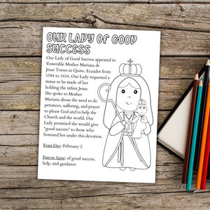 Marian Apparitions Coloring Pages, Printable Mary Coloring, Catholic ...