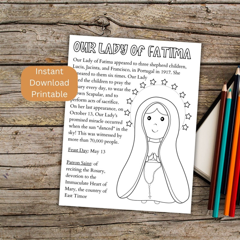 Our Lady of Fatima - Etsy