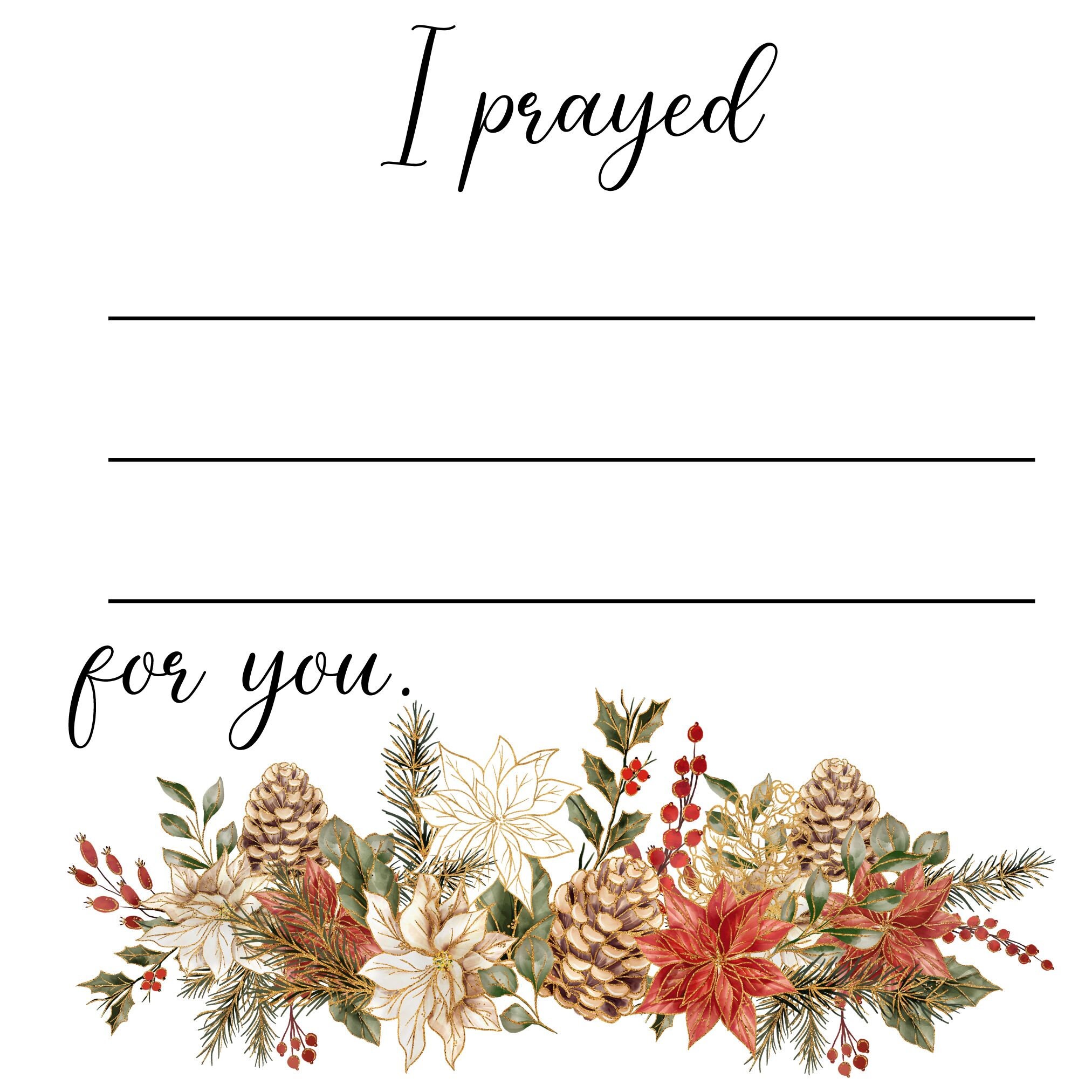 Mini Spiritual Bouquet Printable Cards / Catholic Gift / Prayer Card ...