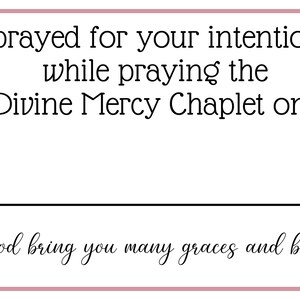 Mini Prayer Intention Printable Cards, Catholic Prayer Cards, Spiritual ...