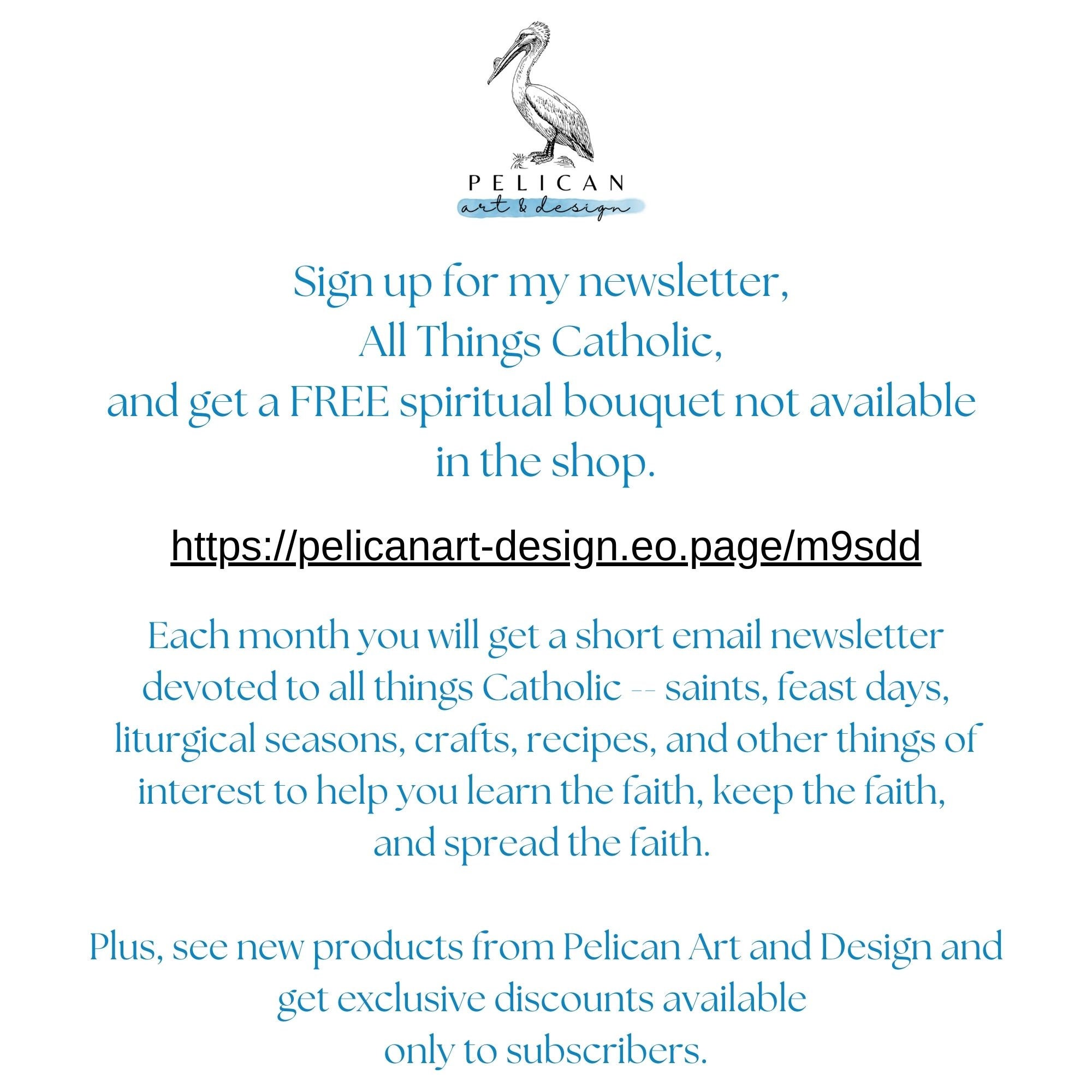 Printable Catholic Thank You Card, Virgin Mary Card, Saint Quote ...