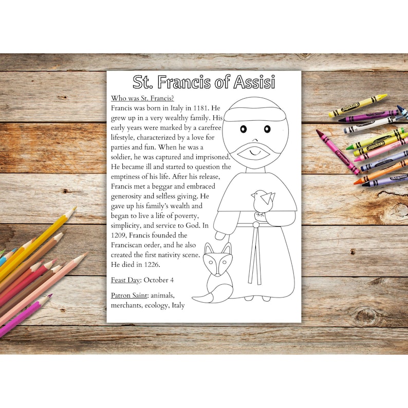 Printable October Saint Coloring Pictures, St. Therese of Lisieux, St ...