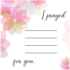 Mini Spiritual Bouquet Printable Cards / Catholic Gift / Prayer Card ...
