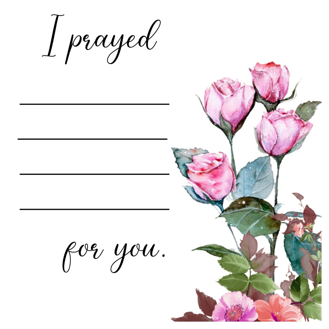 Mini Spiritual Bouquet Printable Cards / Catholic Gift / Prayer Card ...