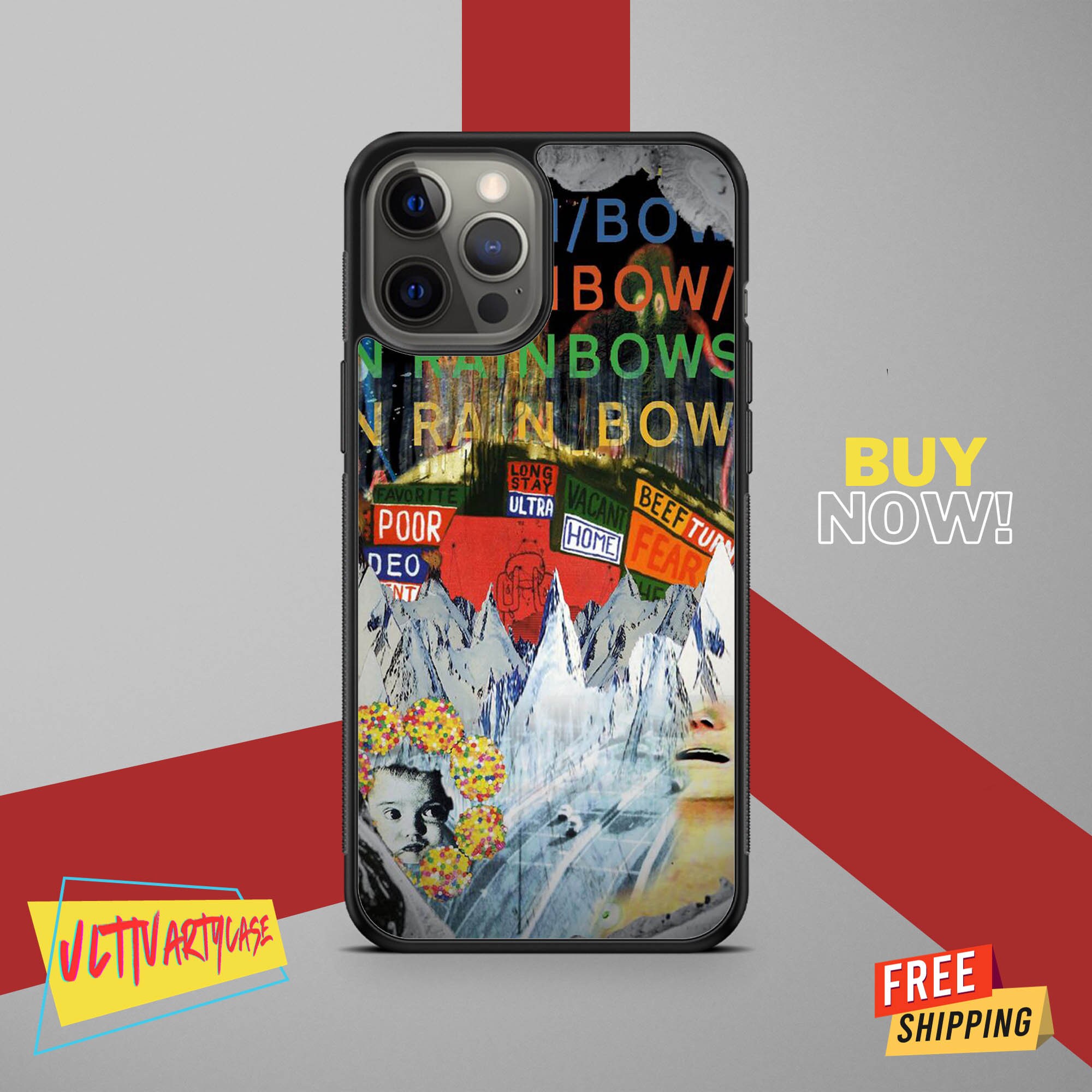 Rock and Roll Phone Case Inspired by Radiohead Band Rock Metal for ...