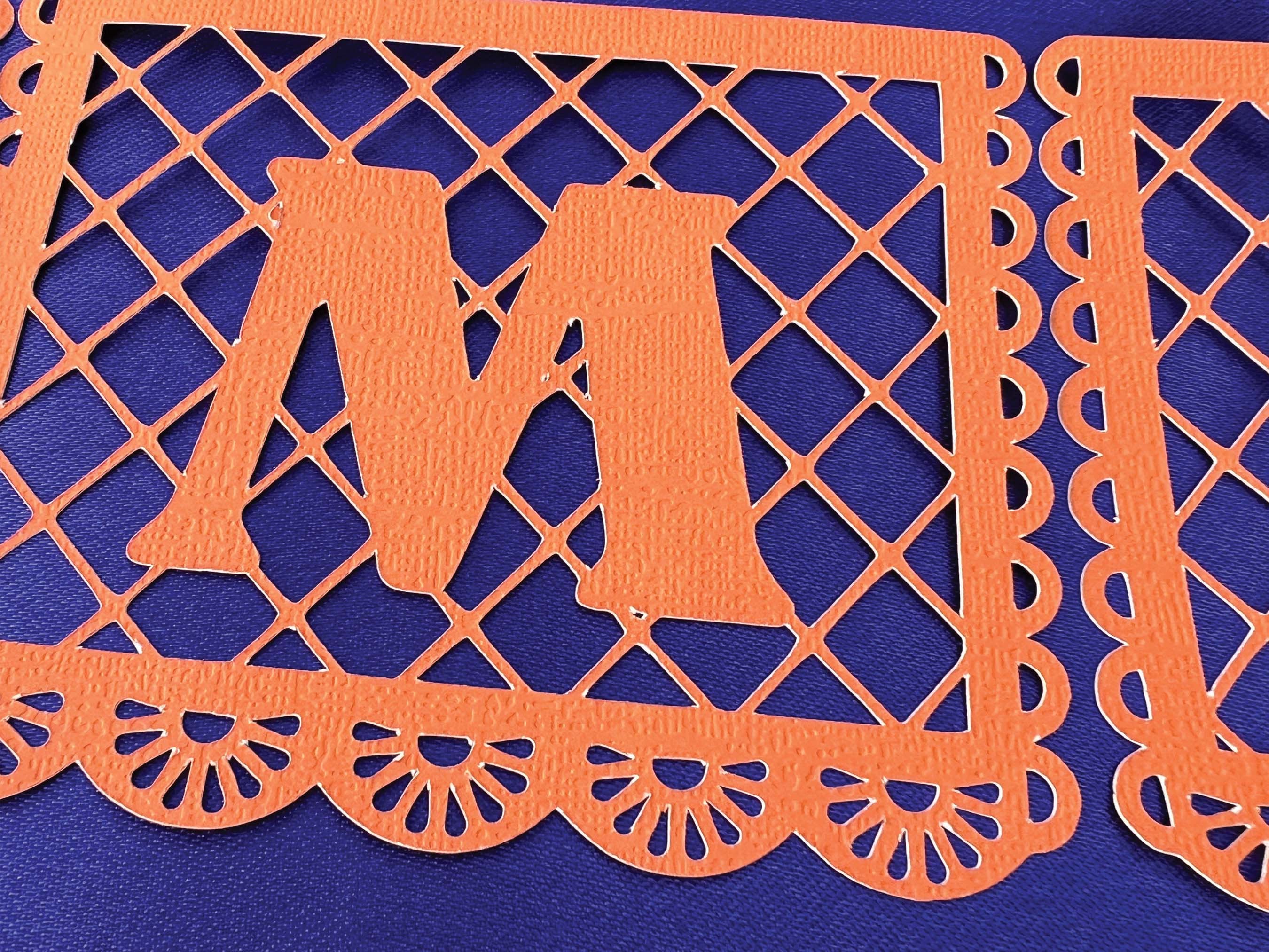 Papel Picado Dia De Los Muertos Banner SVG - Etsy