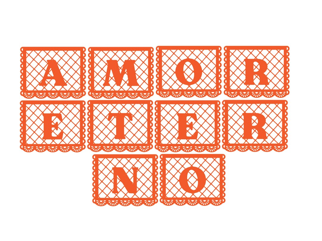 Papel Picado Dia De Los Muertos Banner SVG - Etsy