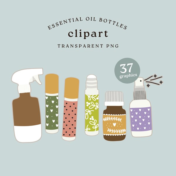 Essential Oil Clipart Png - Etsy