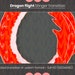 Red Dragon Flight Stinger Transition for Your Streams Chinese New Year Animation Cute Red ...