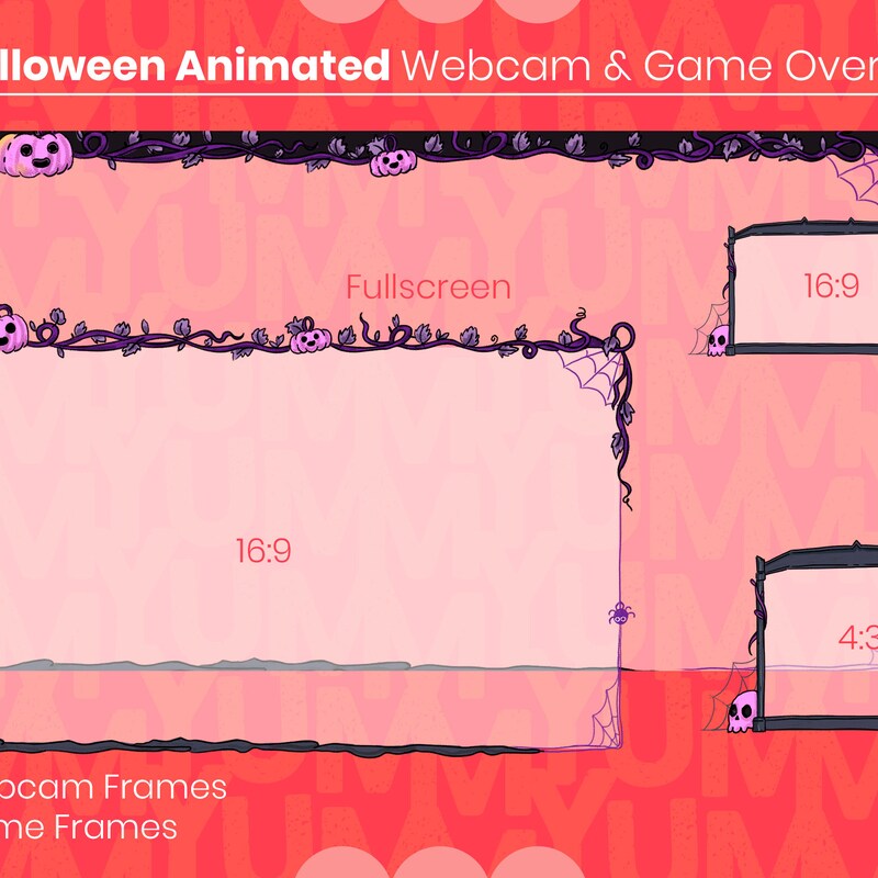 Halloween Twitch Overlay - Etsy