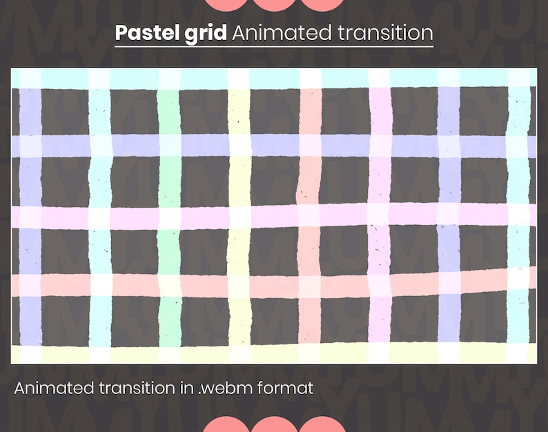Animated Twitch Stinger Scene Transition for Your Streams Pastel Picnic ...