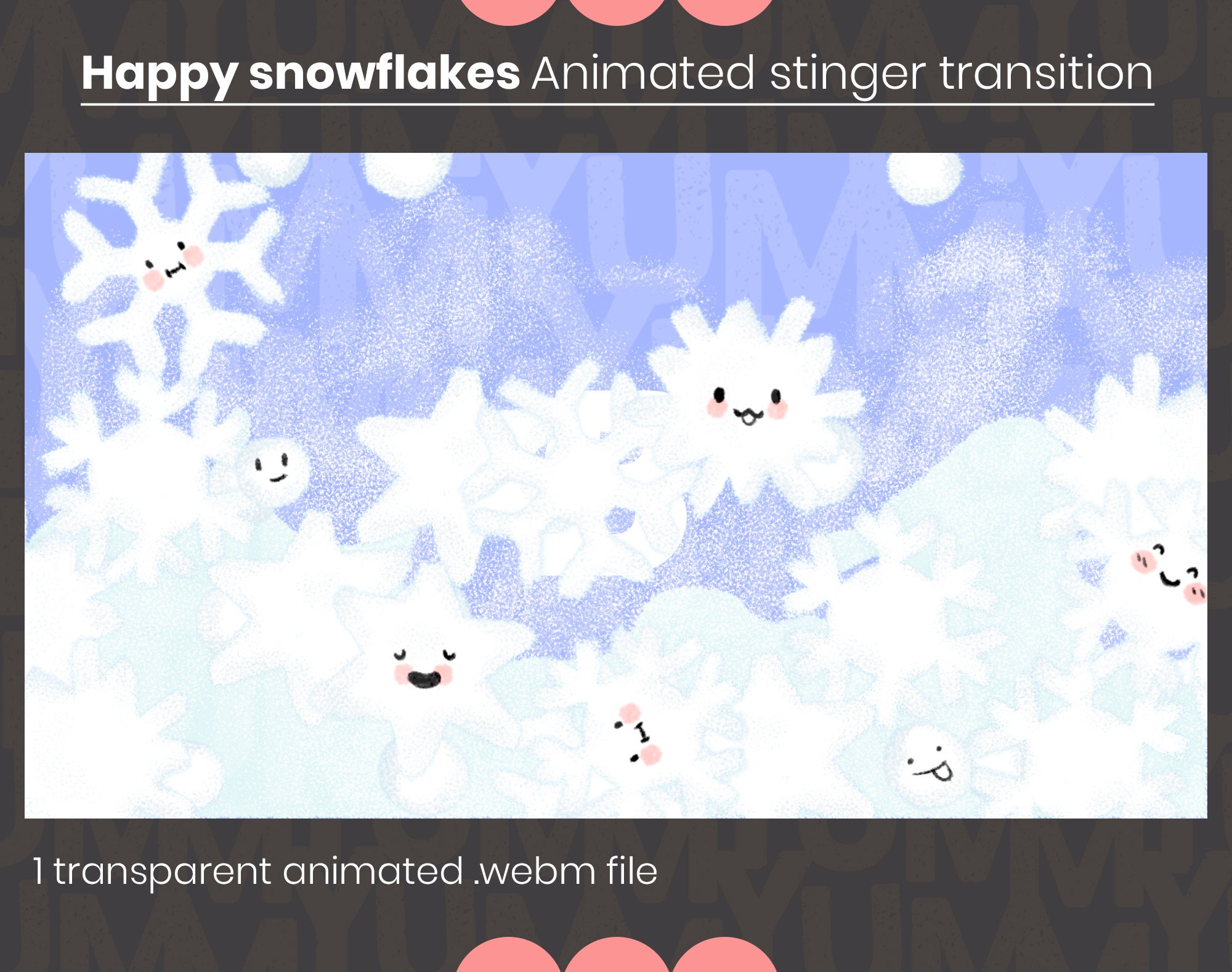 Animated Twitch Stinger Scene Transition for Your Streams ・ Happy ...