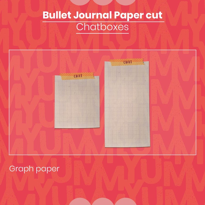 Chatbox ・ Aesthetic Bullet Journal Papercut ・ Cute and Simple ・ Twitch ...