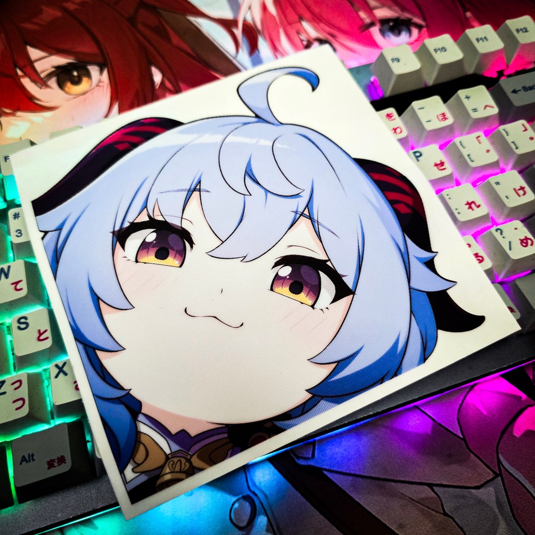 Ganyu Sticker Genshin Impact Stickers for Car, Laptop, Hydroflask, Gift ...