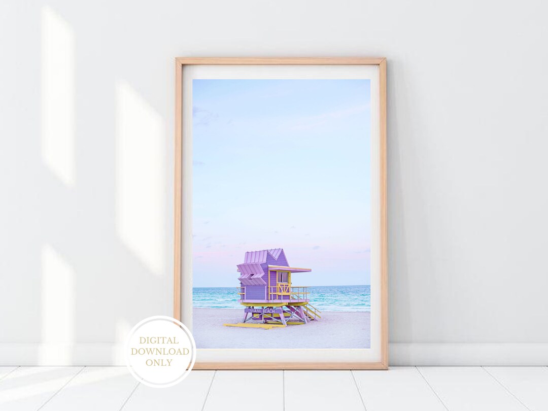 Miami Print | Beach Decor | Miami Beach Print | Miami Photography ...