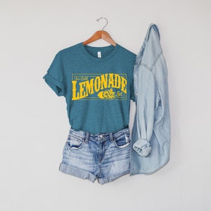 Lemonade Shirt, Vintage Style Shirt, Vacation Tee, Graphic Tees ...