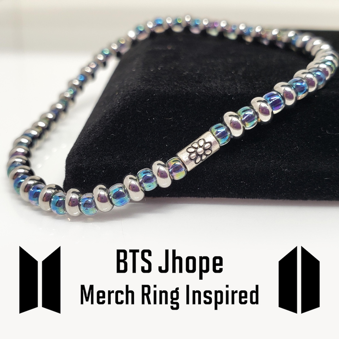 Jhope Tour Merch Ring Inspired Japanese Seed Bead, Stainless Steel ...