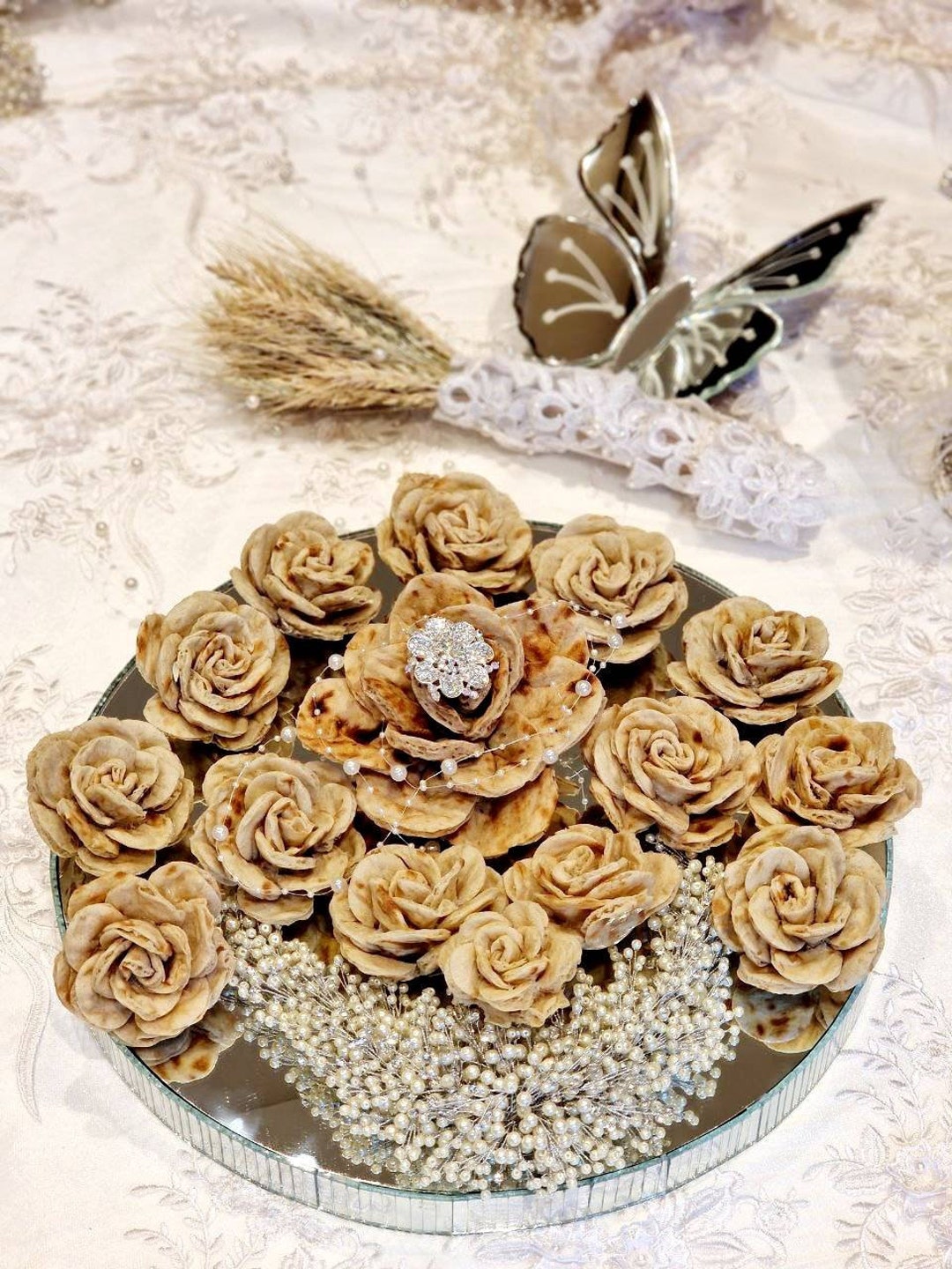 Handmade Natural Sangak Flower for Sofreh Aghd - Etsy