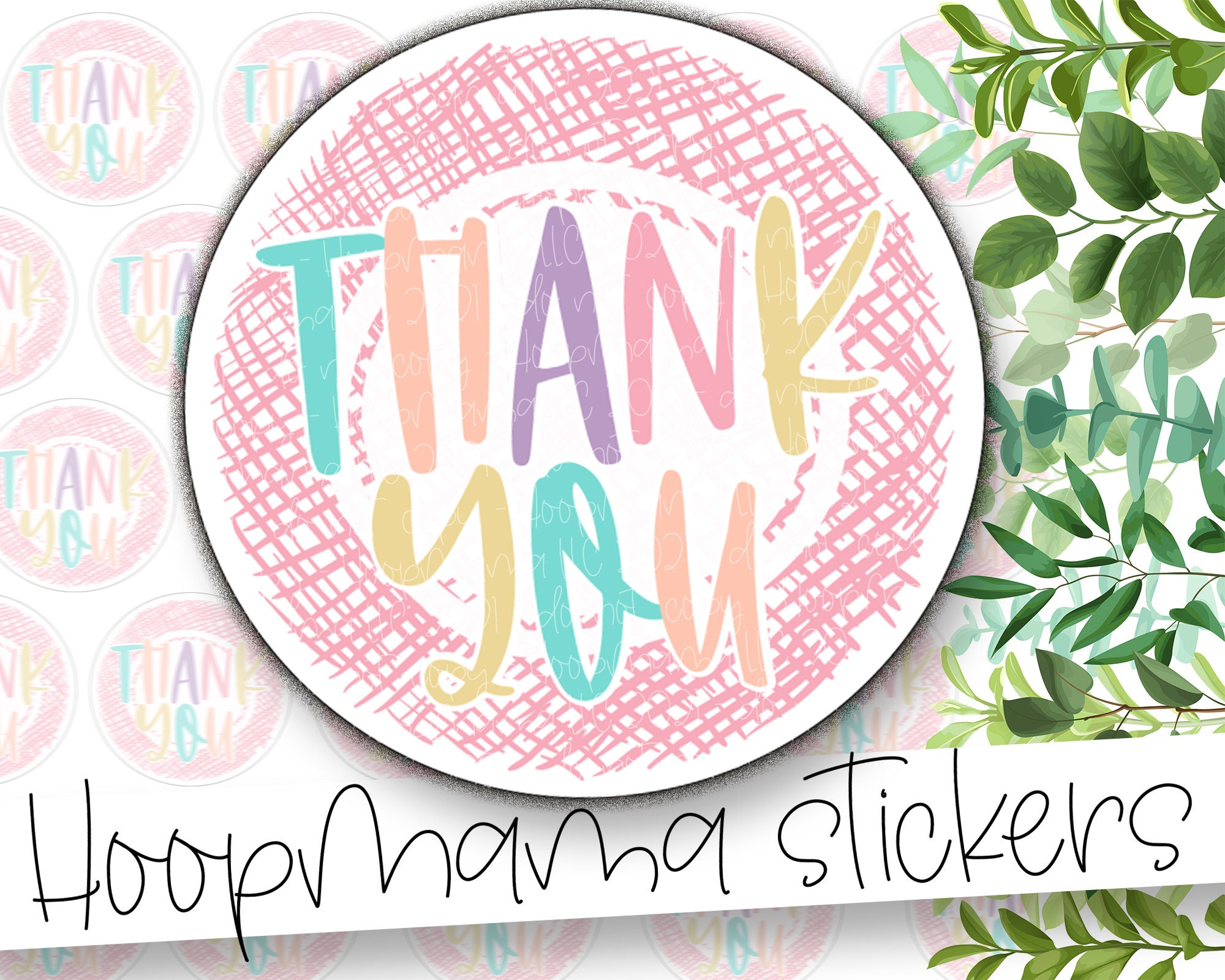 Thank You Handmade Packaging Stickers Large 2 Inch Branding - Etsy