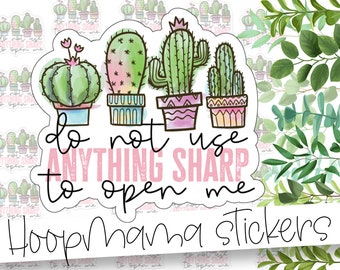 Do Not Use Sharp Objects to Open Me Handle With Care - Etsy