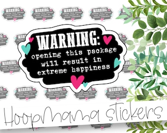 This is an Ugly Box Recycled Box Packaging Stickers Large - Etsy